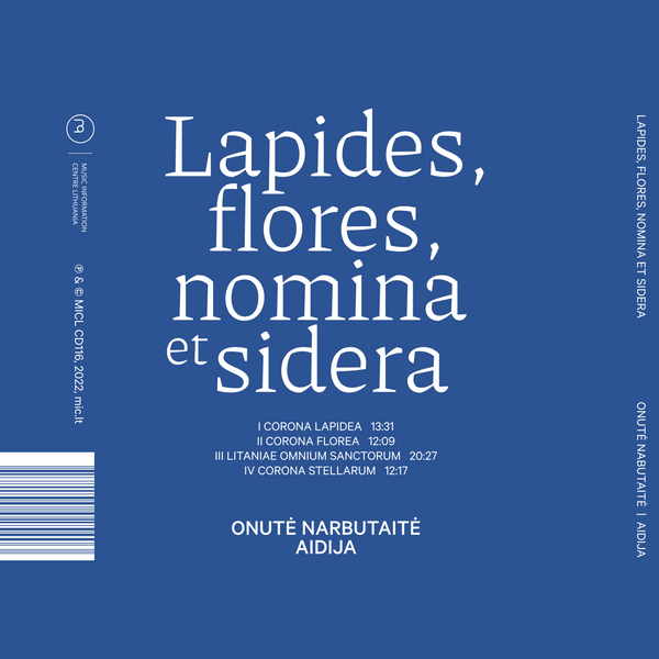 Lapides, flores, nomina et sidera – Music Lithuania