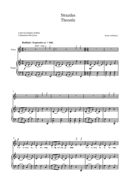 Strazdas – Music Lithuania